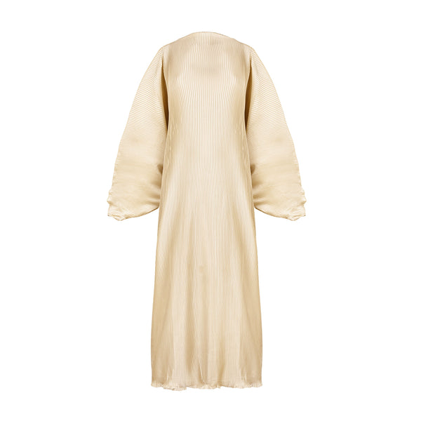 Camile Ivory Peach Dress – SMP London